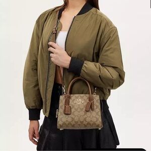 Coach | Bags | Coach Andrea Carryall Bag In Signature Canvas | Poshmark